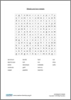 Metals and non-metals word search | Creative Chemistry